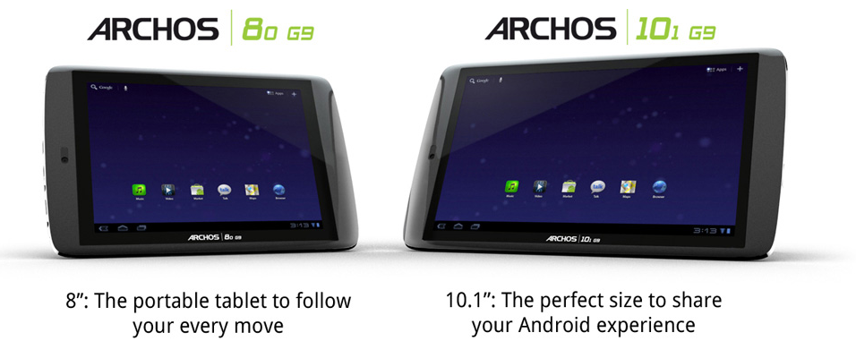 Archos goes legit with new Android Honeycomb devices