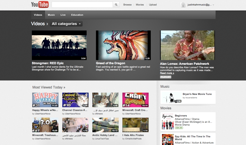 YouTube redesign with Google+ integration, overhauled UI, and social ...