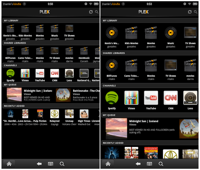 Android's Plex updated with Ice Cream Sandwich support and UI tweaks ...