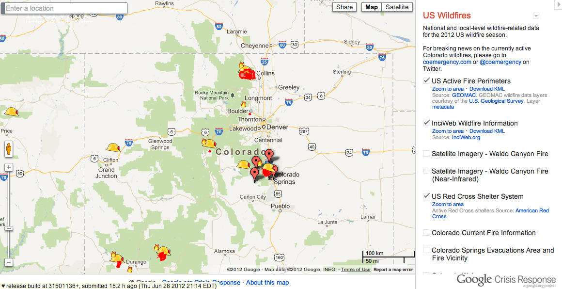 Google Crisis Response team launches new crisis map for raging US wildfires