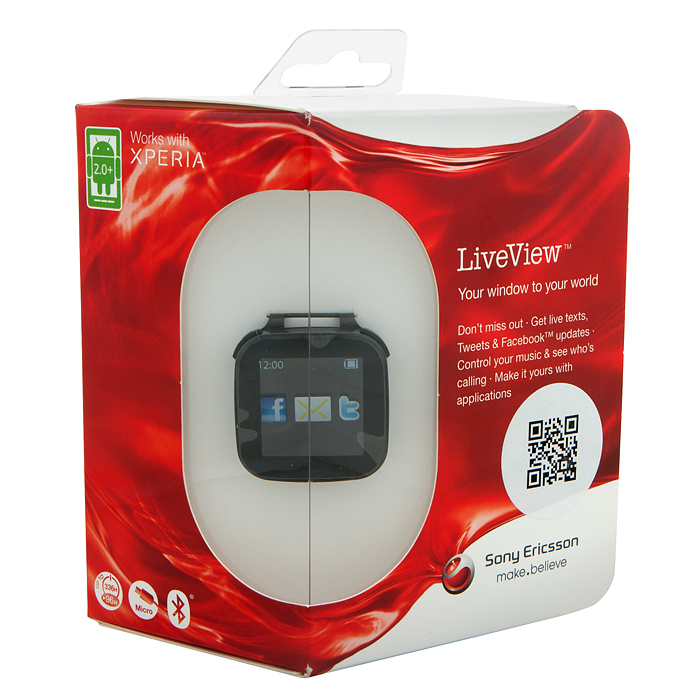 Sony Ericsson LiveView wearable display for Android smartphones only ...