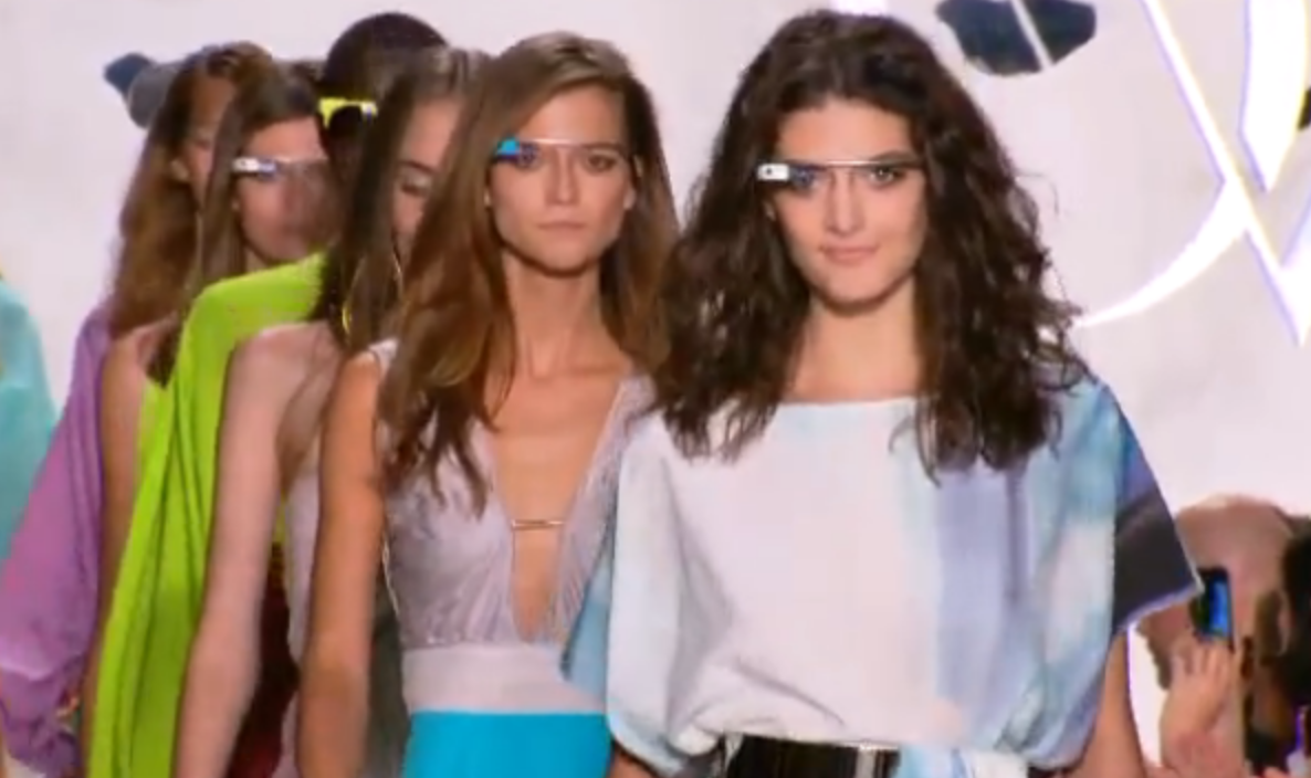 Google Glass makes an appearance on the runway at New York Fashion Week ...