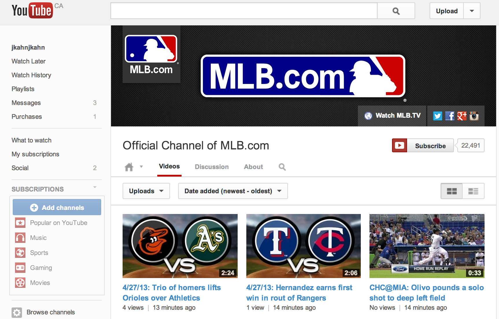 MLB starts live streaming games on YouTube for international viewers
