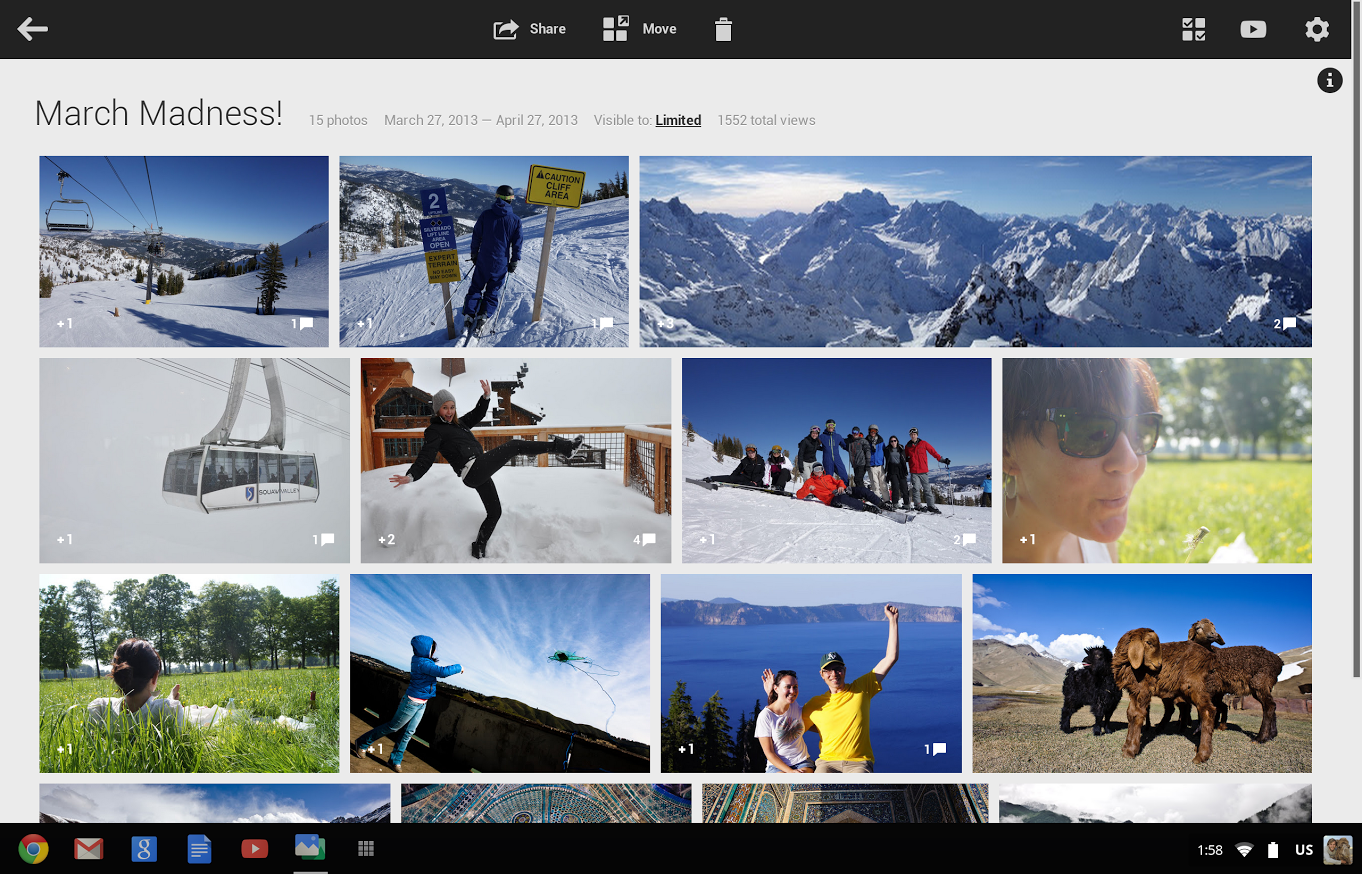 New Google+ Photos app now available for Chromebook Pixel, coming soon ...