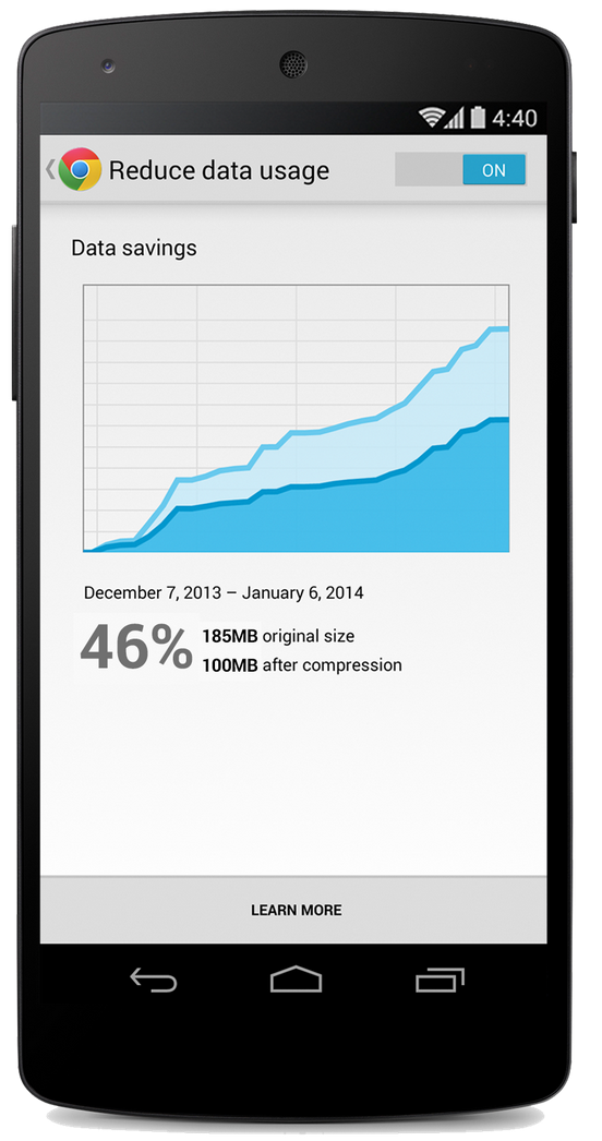 Chrome for mobile updated w/ data compression, Safe Browsing, application shortcuts, & more