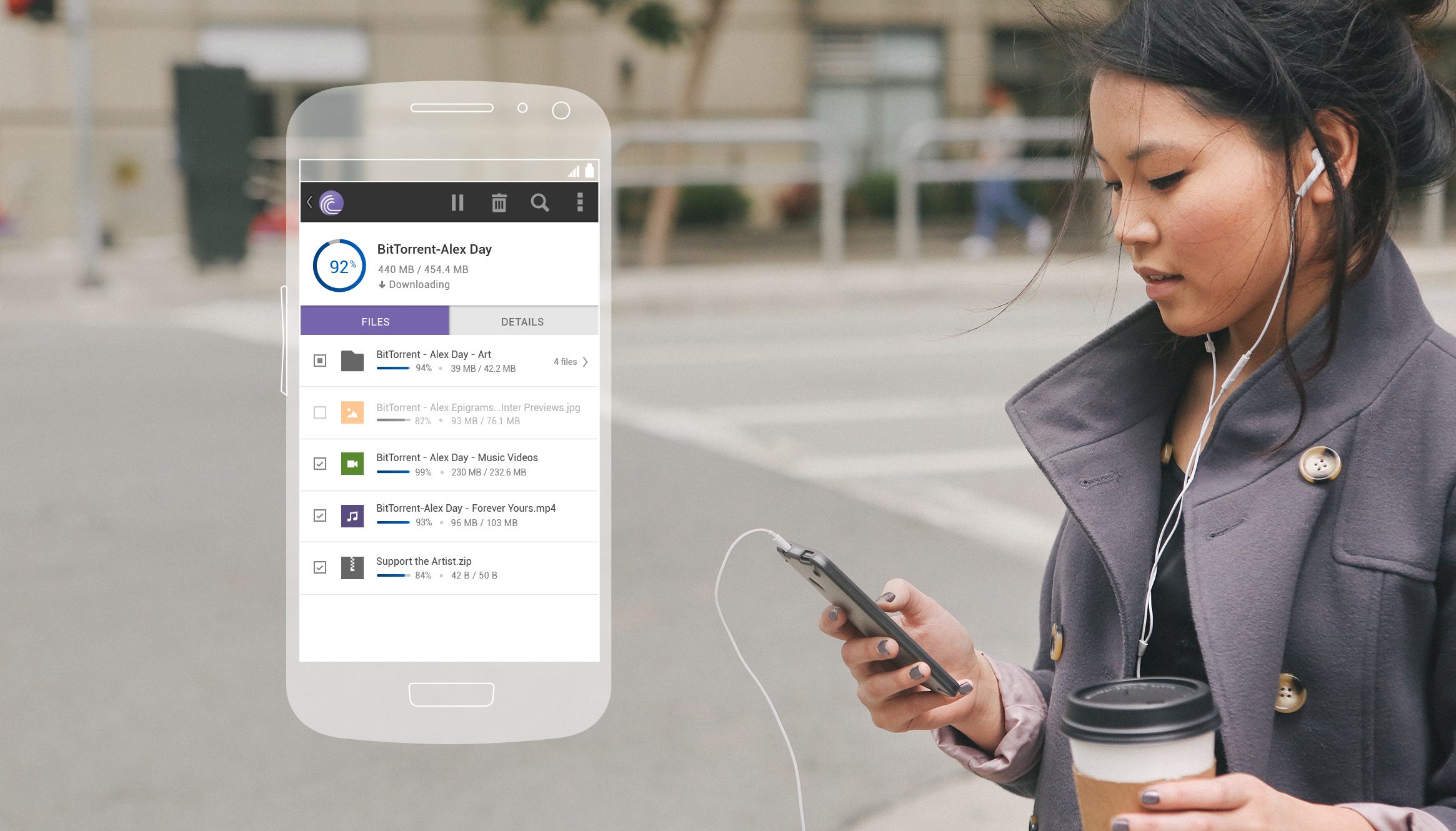 BitTorrent for Android updated with new user interface, selectable ...