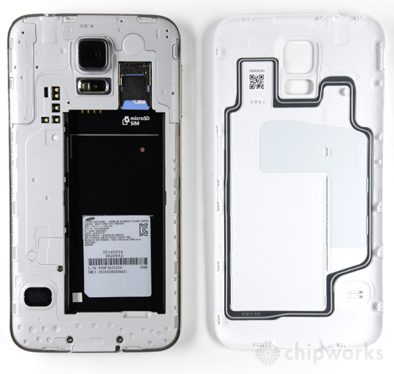 Samsung Galaxy S5 teardown highlights 16MP camera sensor, biosensor and ...