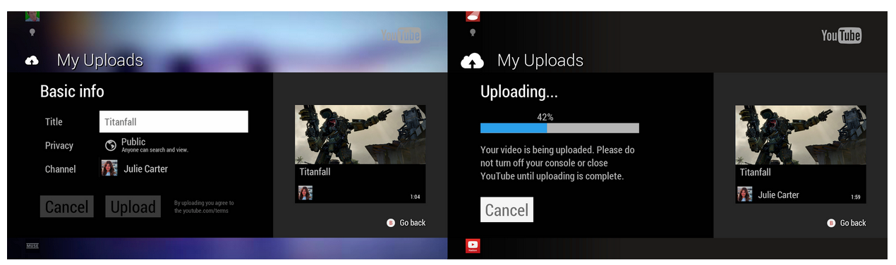 YouTube now lets you upload gameplay clips directly from Xbox One
