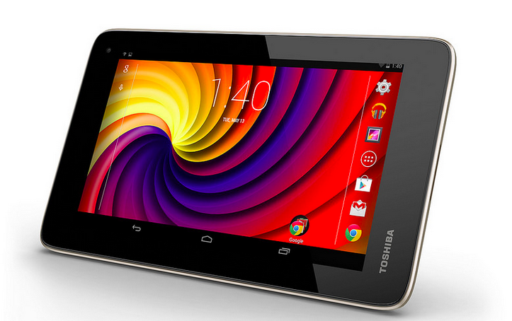 Toshiba's $110 Excite Go brings KitKat to frugal tablet enthusiasts