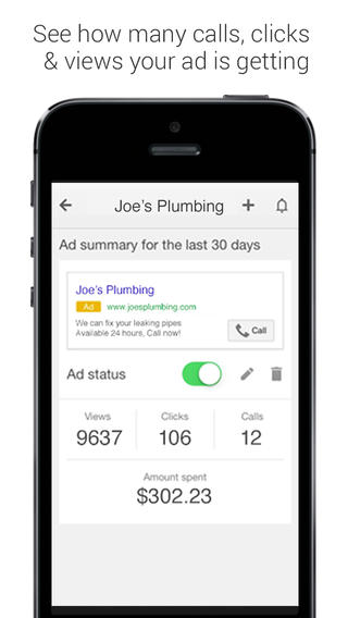Google releases AdWords Express app for iPhone and iPad