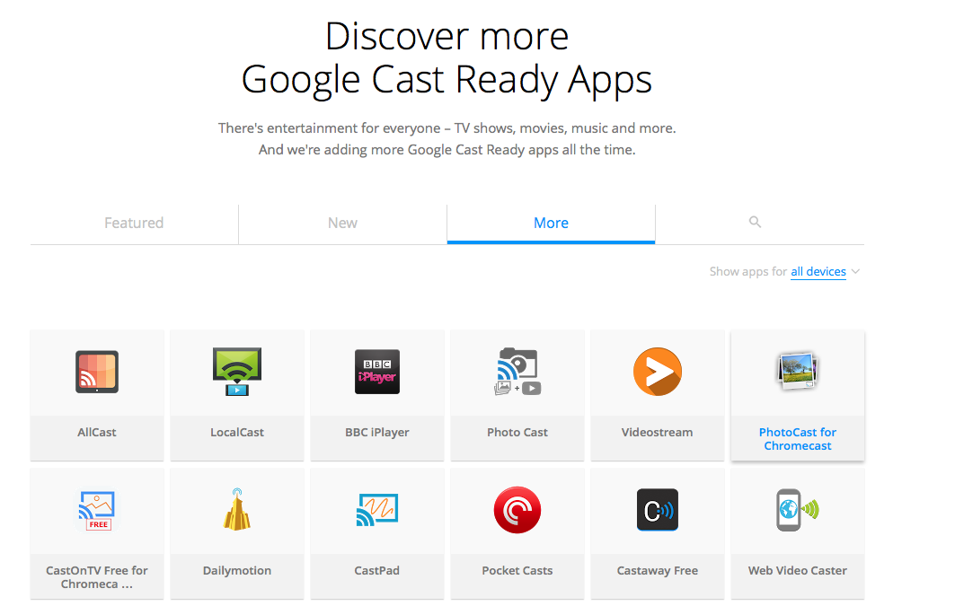 Google refreshes Chromecast website with tabbed interface, ability to ...