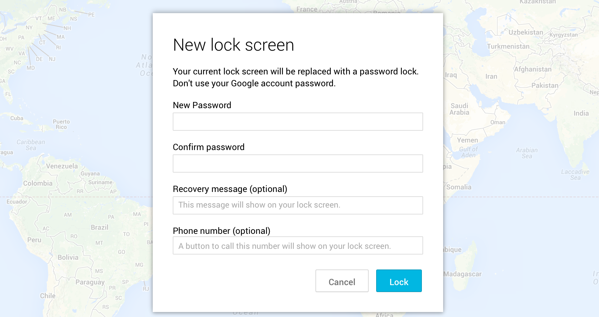 Android Device Manager updated with new callback button for lost phones