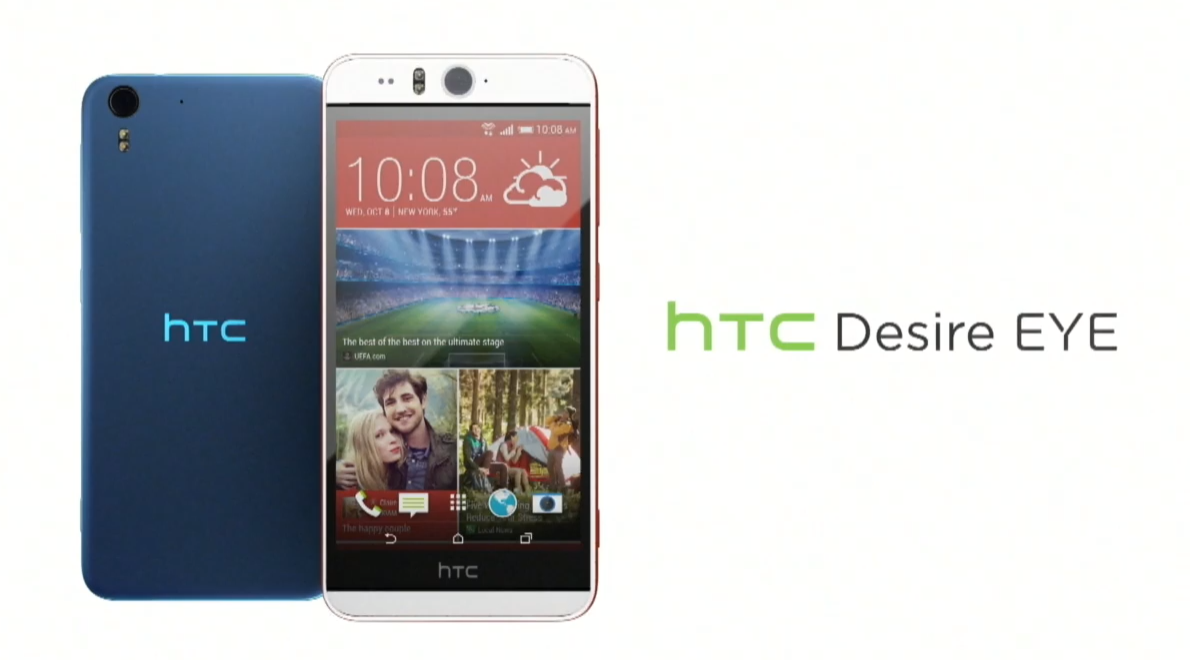 HTC officially unveils Desire EYE with dual 13MP front and rear cameras