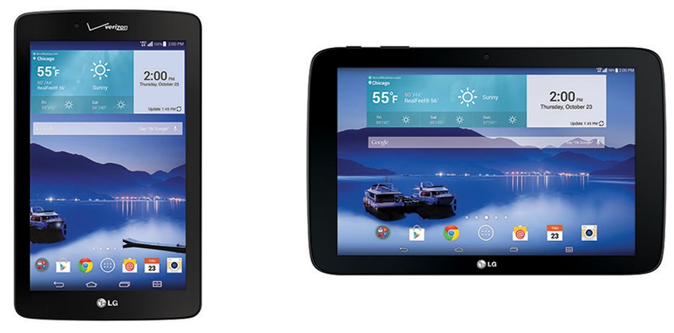 LG's low-cost 7" and 10.1" tablets now available from Verizon starting ...