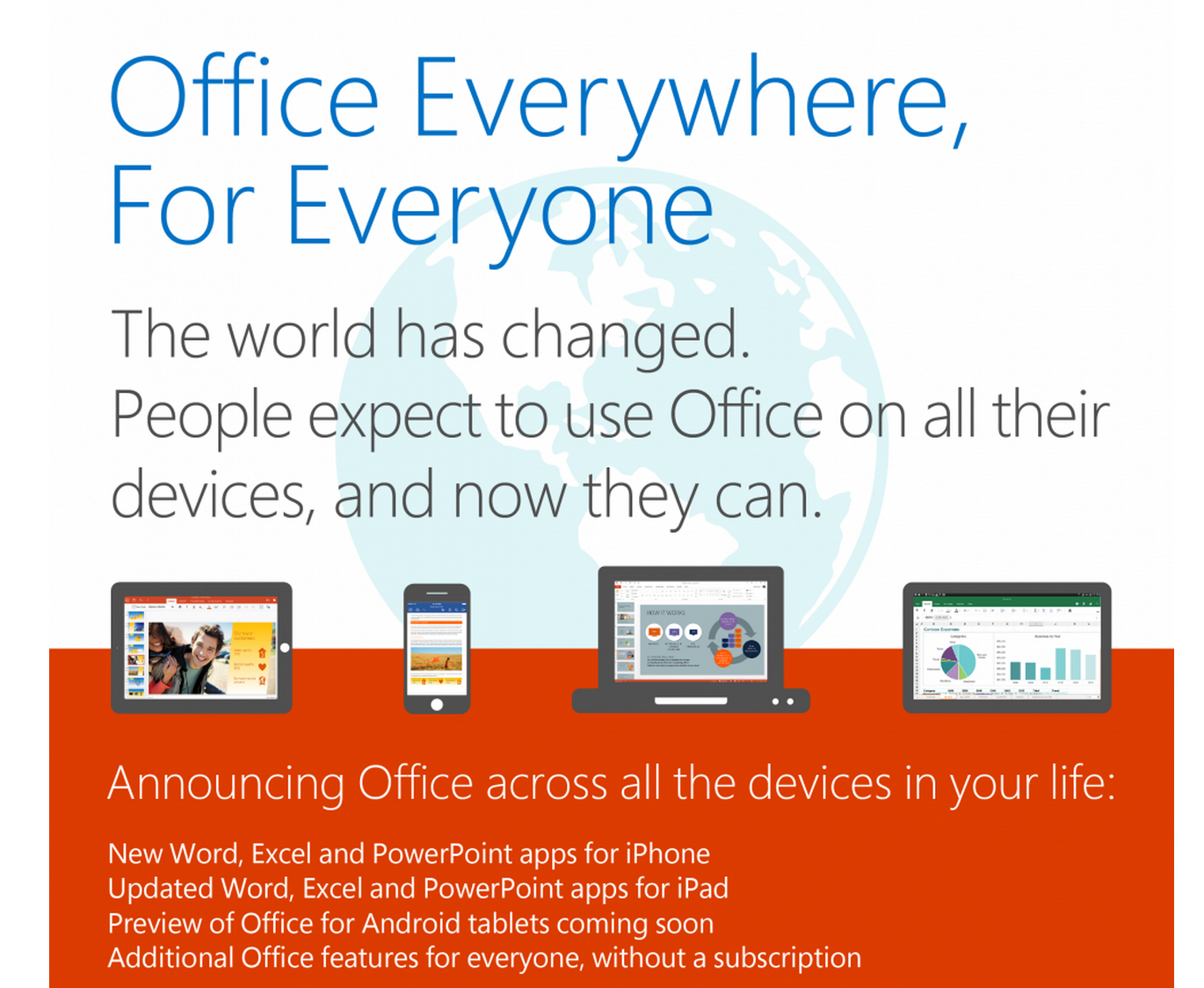 Microsoft launches preview of Office for Android tablets, sign-up now