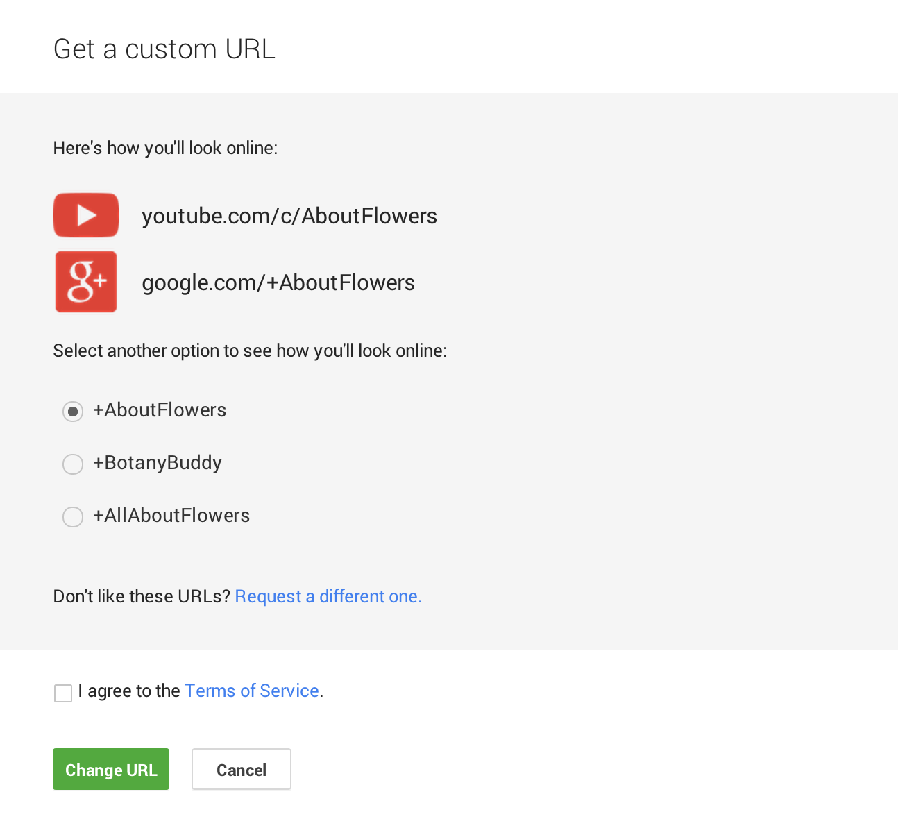 YouTube is now offering creators custom URLs that match their channel names