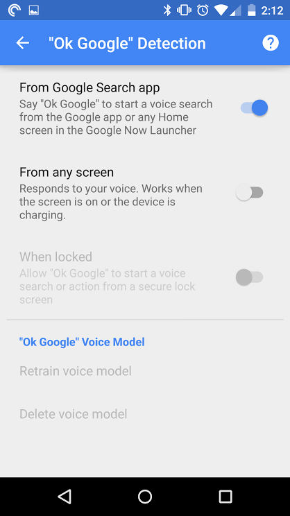 How to set up Google Now to listen for 'OK Google' hotword from everywhere