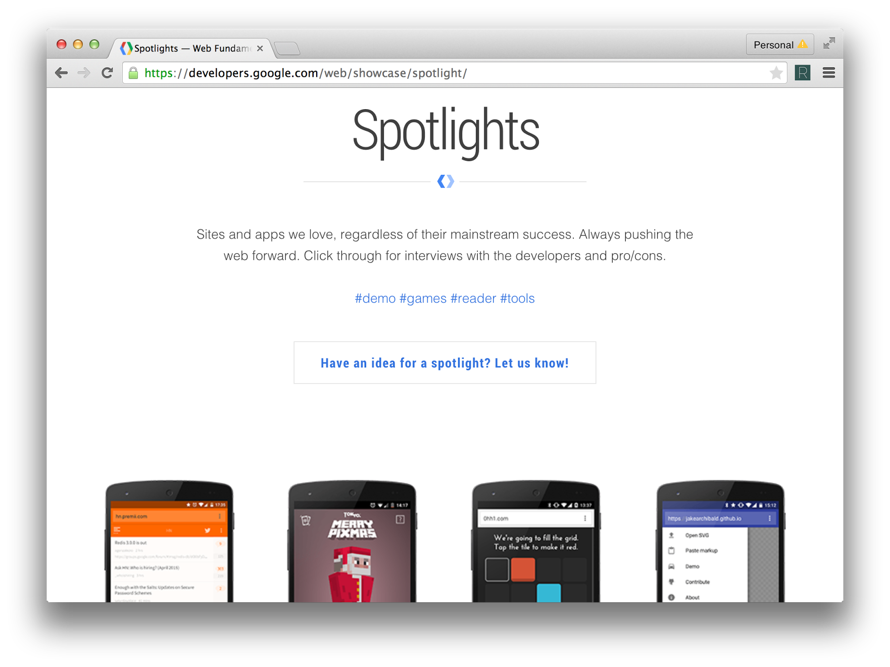 Google pushes mobile web apps forward, launches new 'Spotlight' page to ...