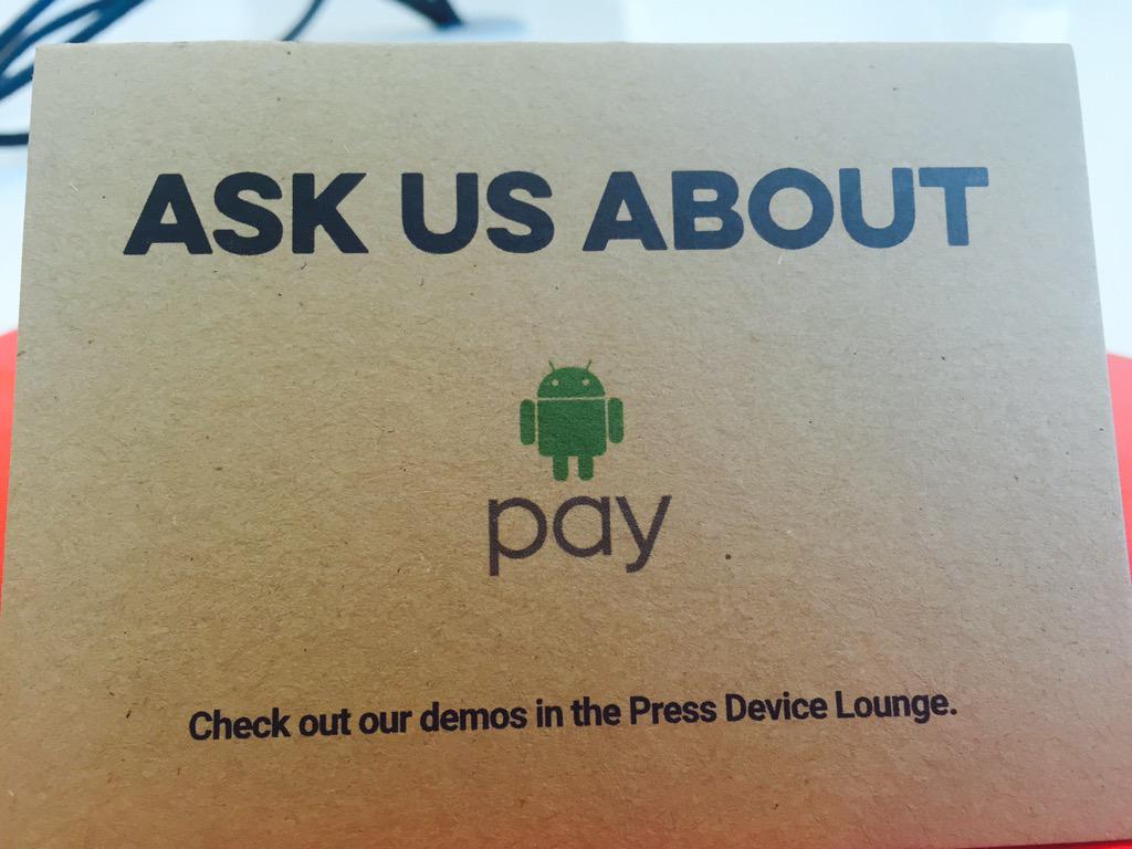 Android Pay signage spotted at Google I/O ahead of conference kickoff