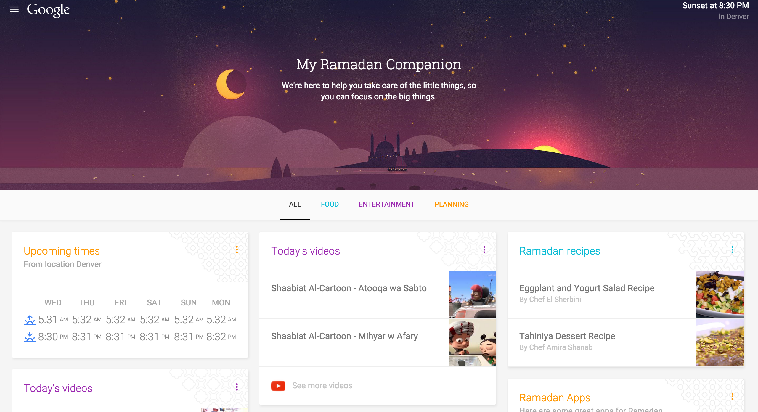 Google launches My Ramadan Companion to highlight relevant, local ...