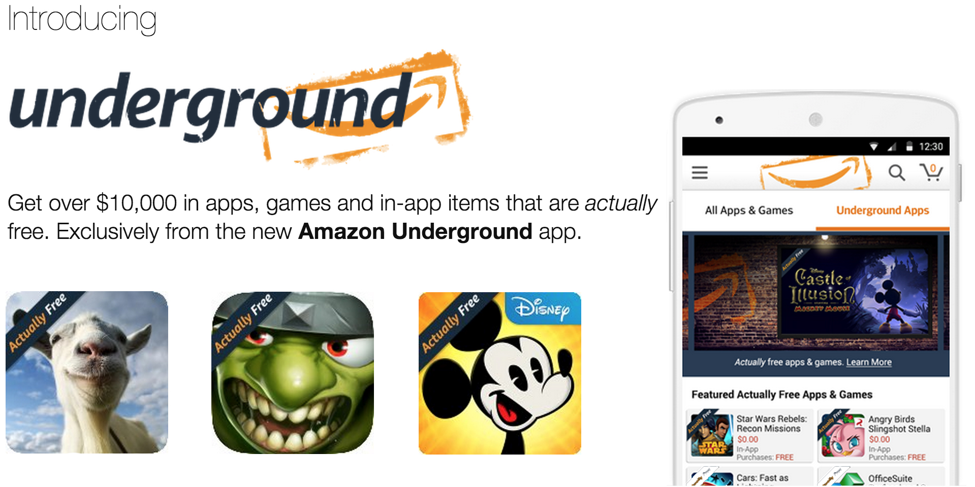 Amazon's new Underground app for Android delivers over $10,000 worth of ...