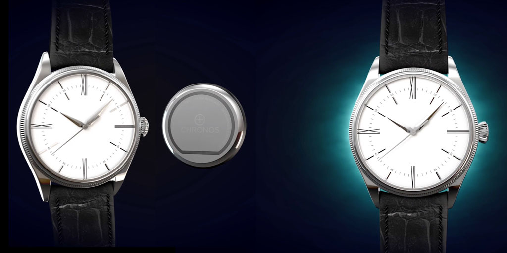 Chronos under-watch disc turns traditional watches into smart ones ...