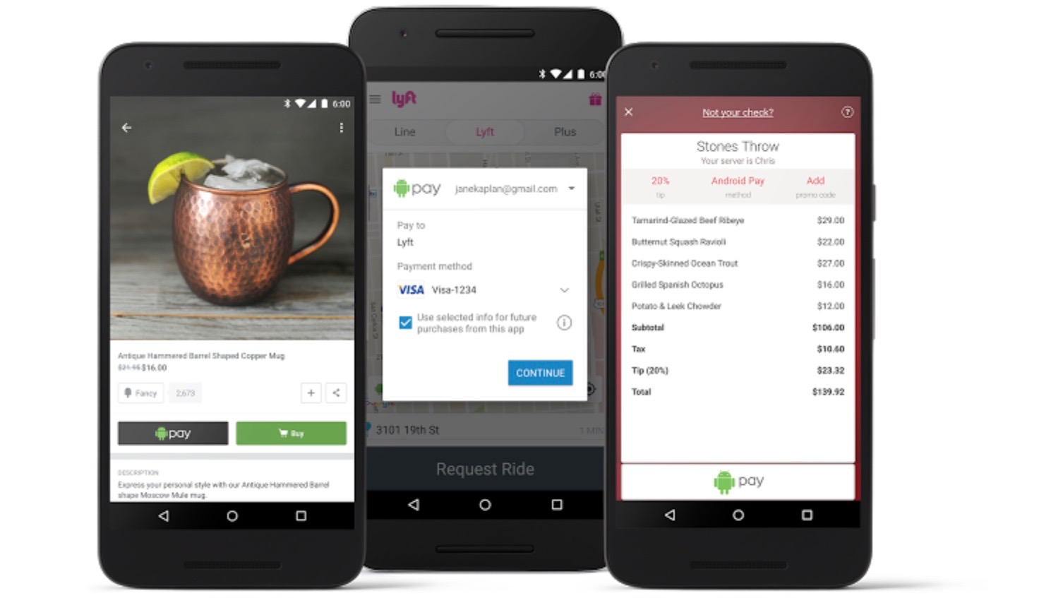 Android Pay adds in-app payments, expanding to Australia in 2016