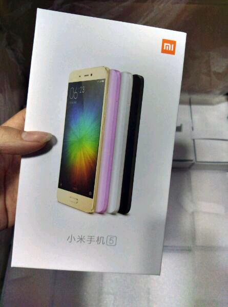Xiaomi Mi 5 retail packaging leak seemingly reveals design and color ...