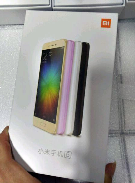 Xiaomi Mi 5 retail packaging leak seemingly reveals design and color ...