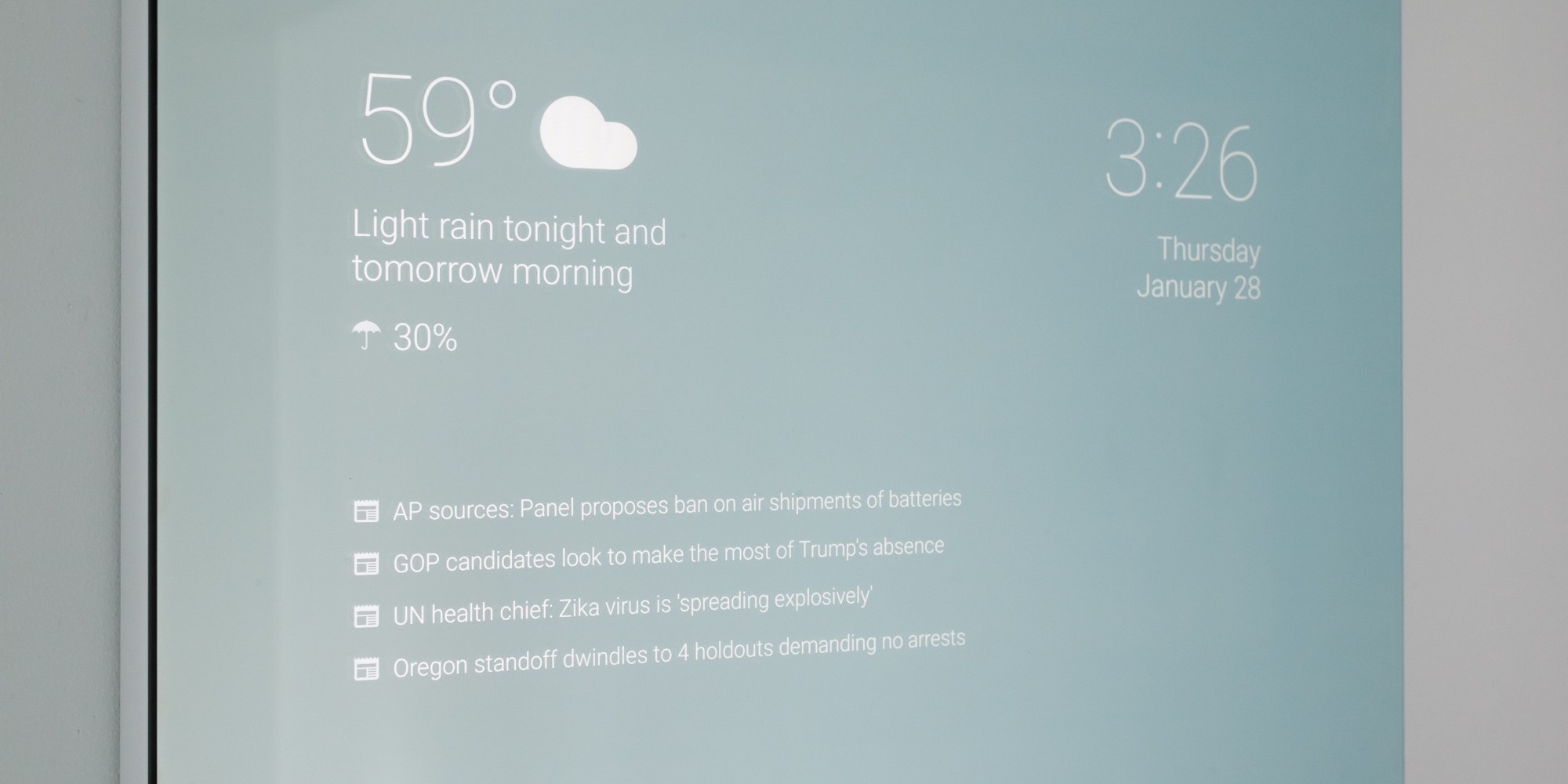 You can now make your own Android-powered smart mirror, source code ...