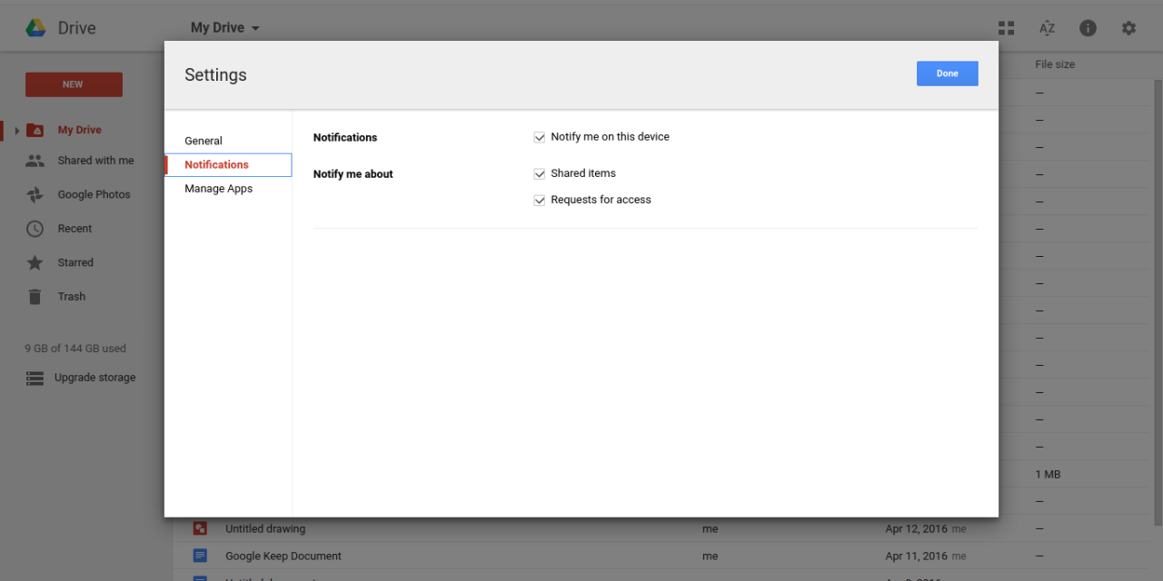 Google Drive will now send alert notifications on the web in Chrome