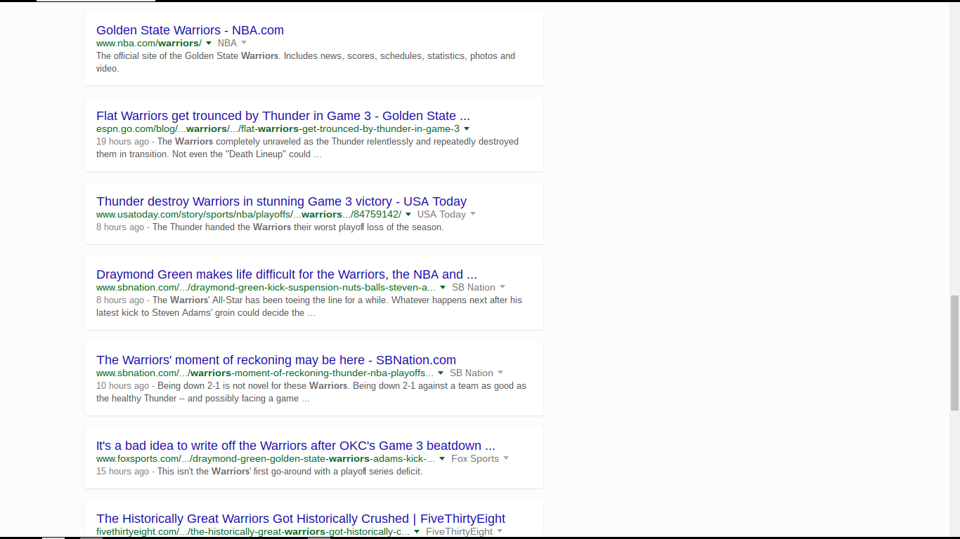 Desktop Google Search redesign places Knowledge Graph results inline ...
