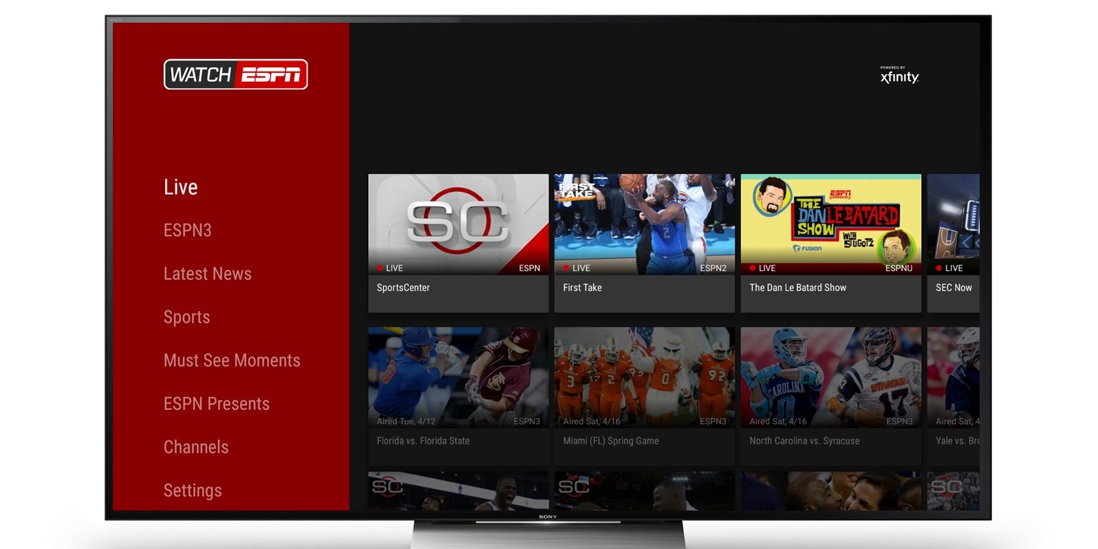 New ESPN app will let subscribers stream live sporting events on ...