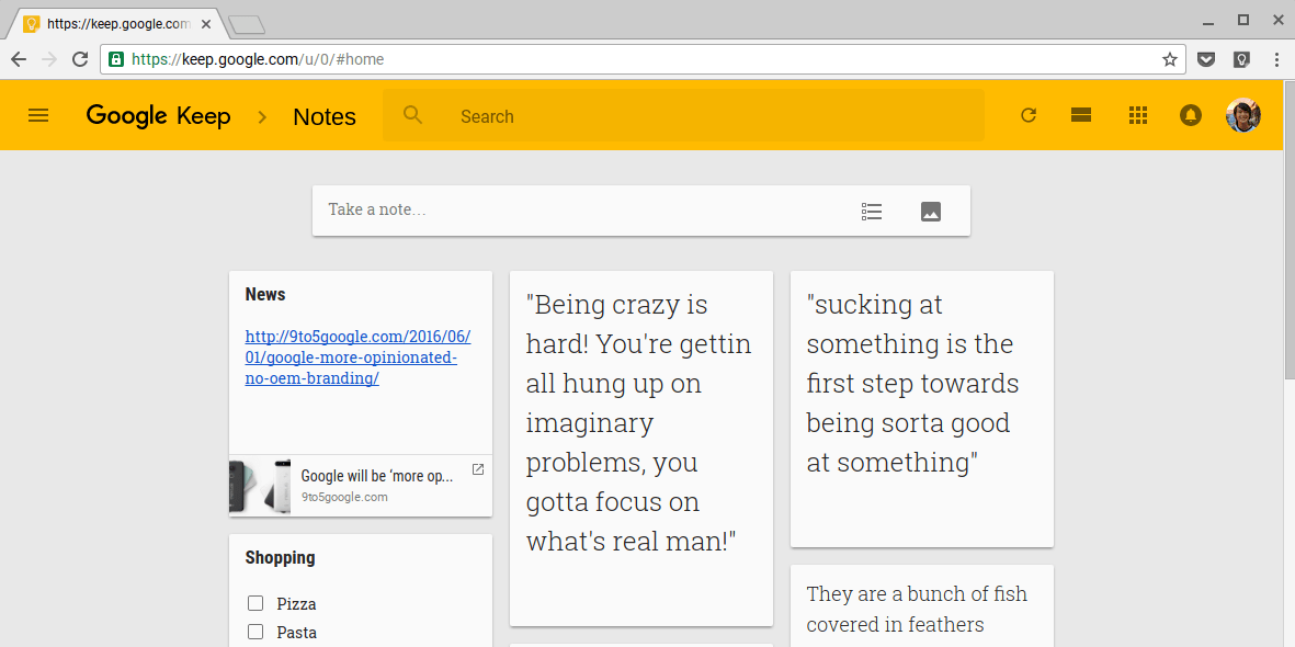 Google Keep gets a Material redesign on the web, link previews, and new ...