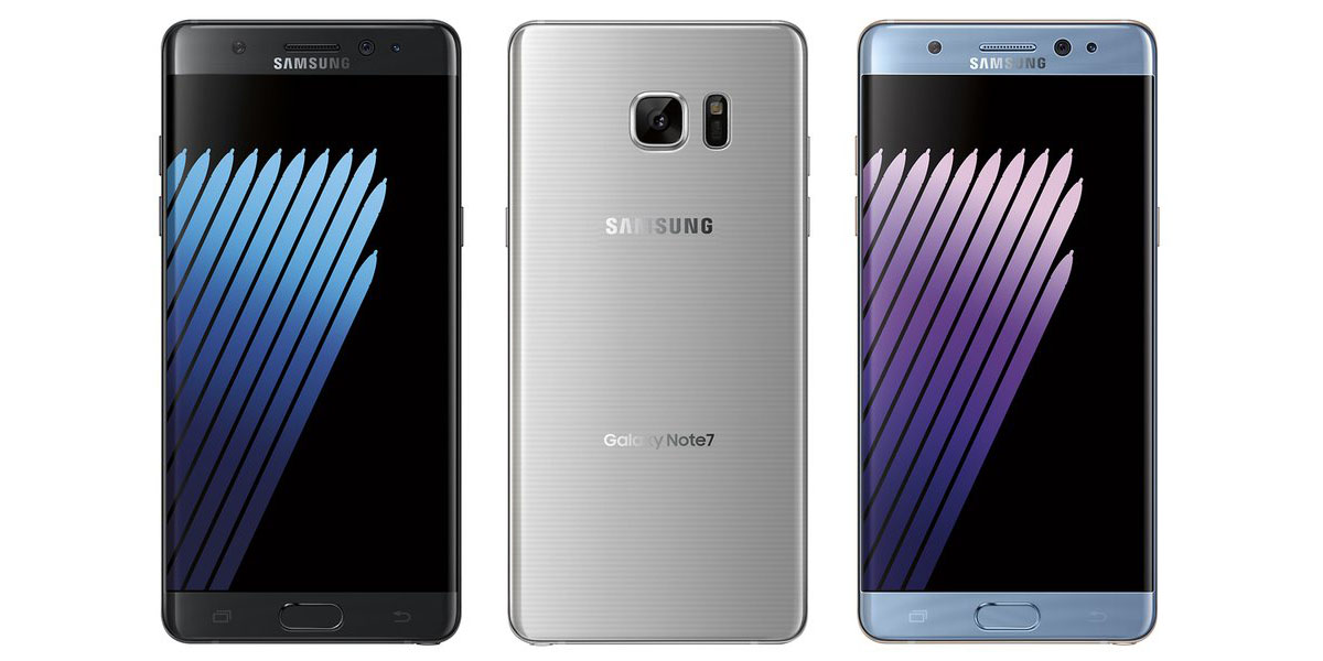 First genuine-looking renders show off the Galaxy Note 7 in three colors