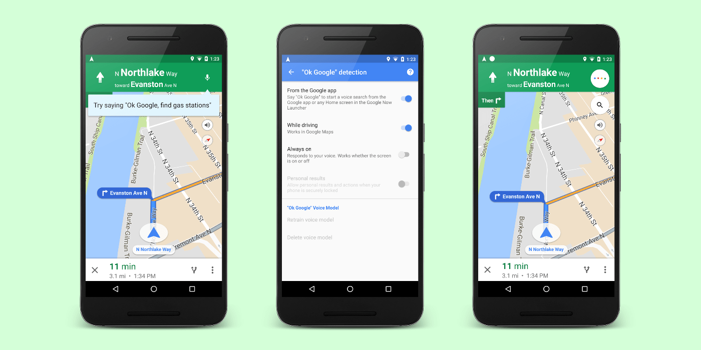 Google Maps adds special 'Ok Google' voice searches & navigation commands for drivers