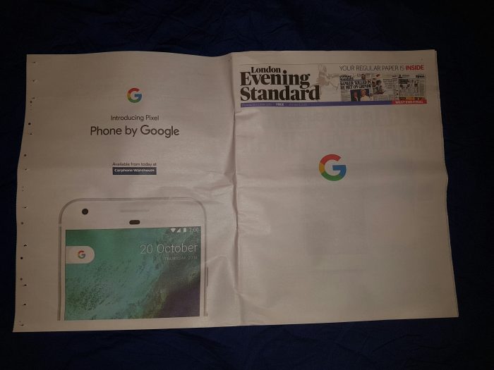 On launch day, here's Google's crazy print advertising strategy for the ...
