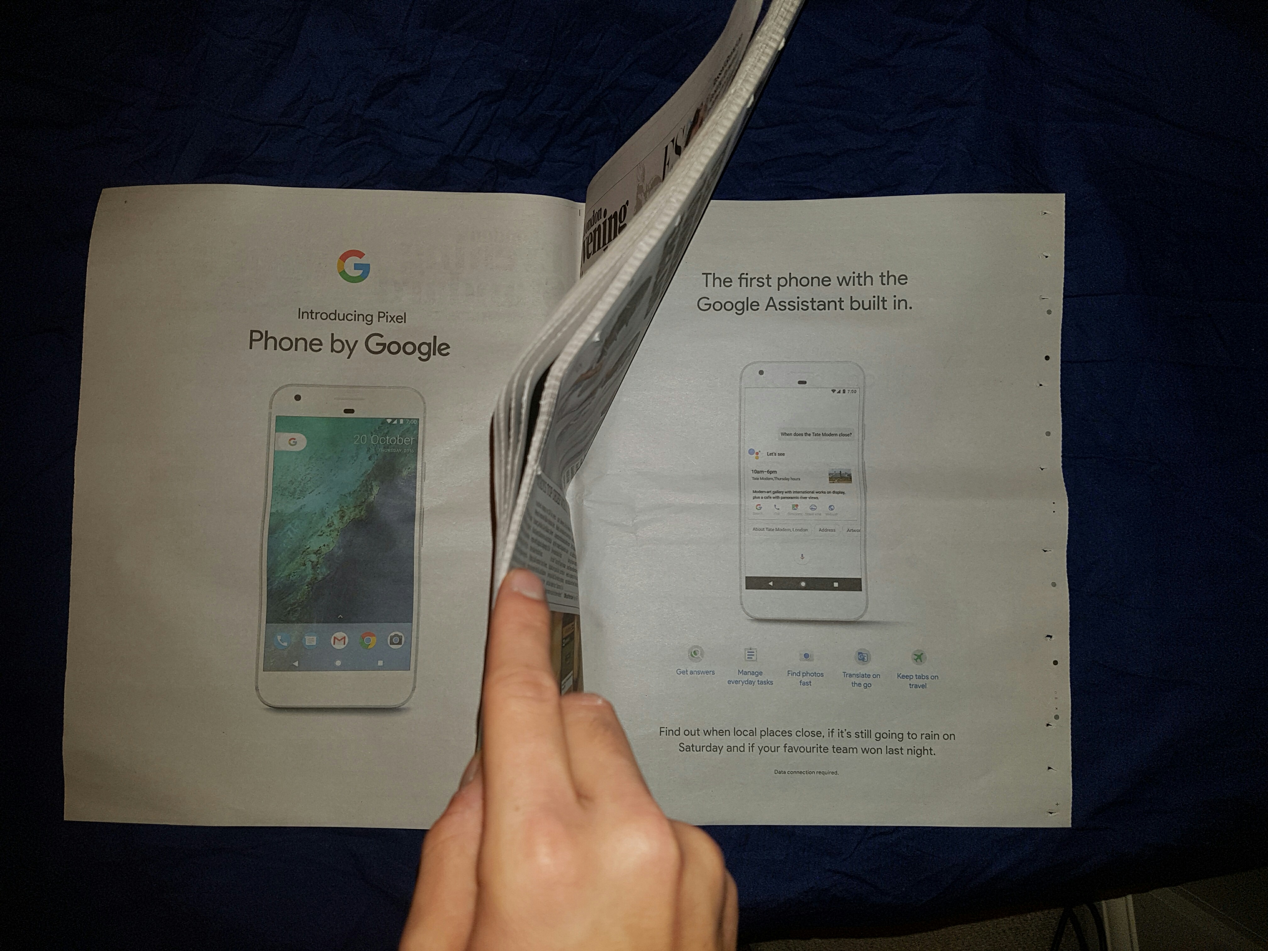On launch day, here's Google's crazy print advertising strategy for the ...