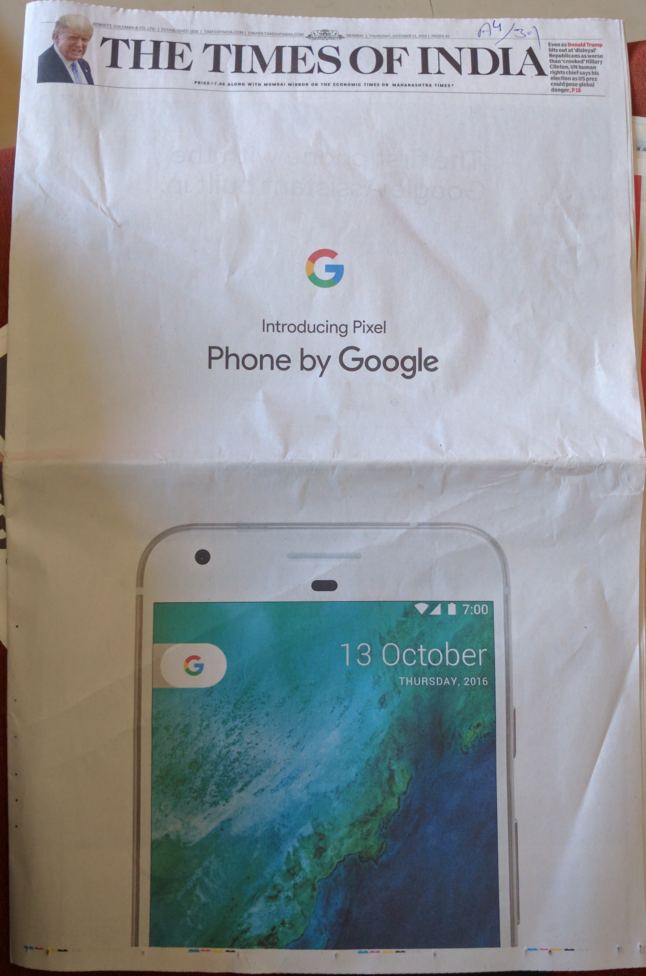 On launch day, here's Google's crazy print advertising strategy for the ...