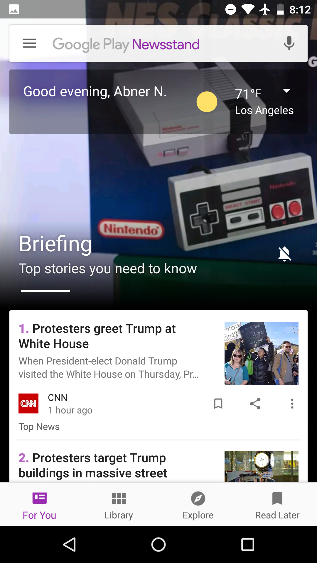Google Play Newsstand gets a major revamp w/ Material Design & personalized 'For You' section ...