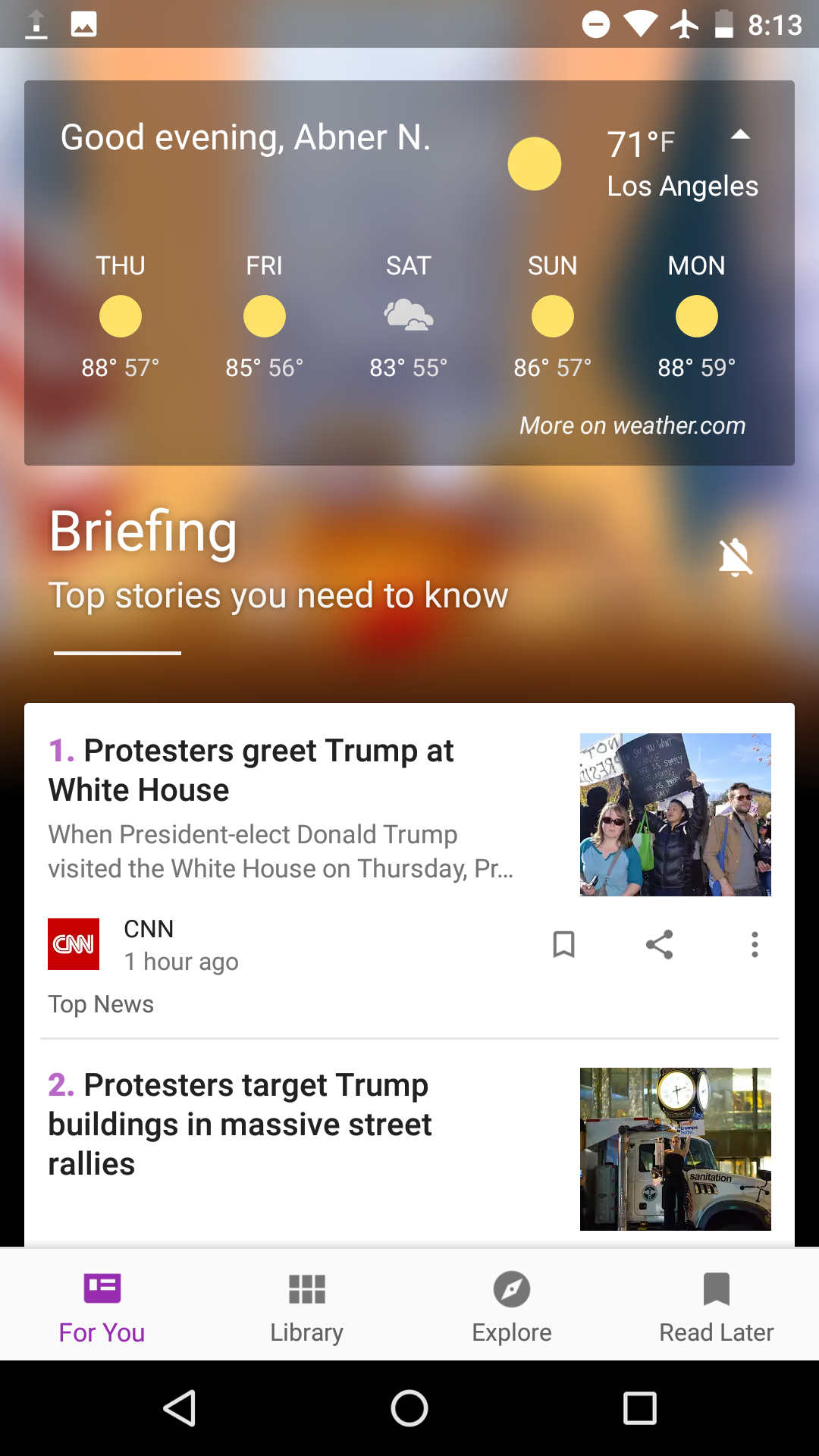 Google Play Newsstand gets a major revamp w/ Material Design & personalized 'For You' section
