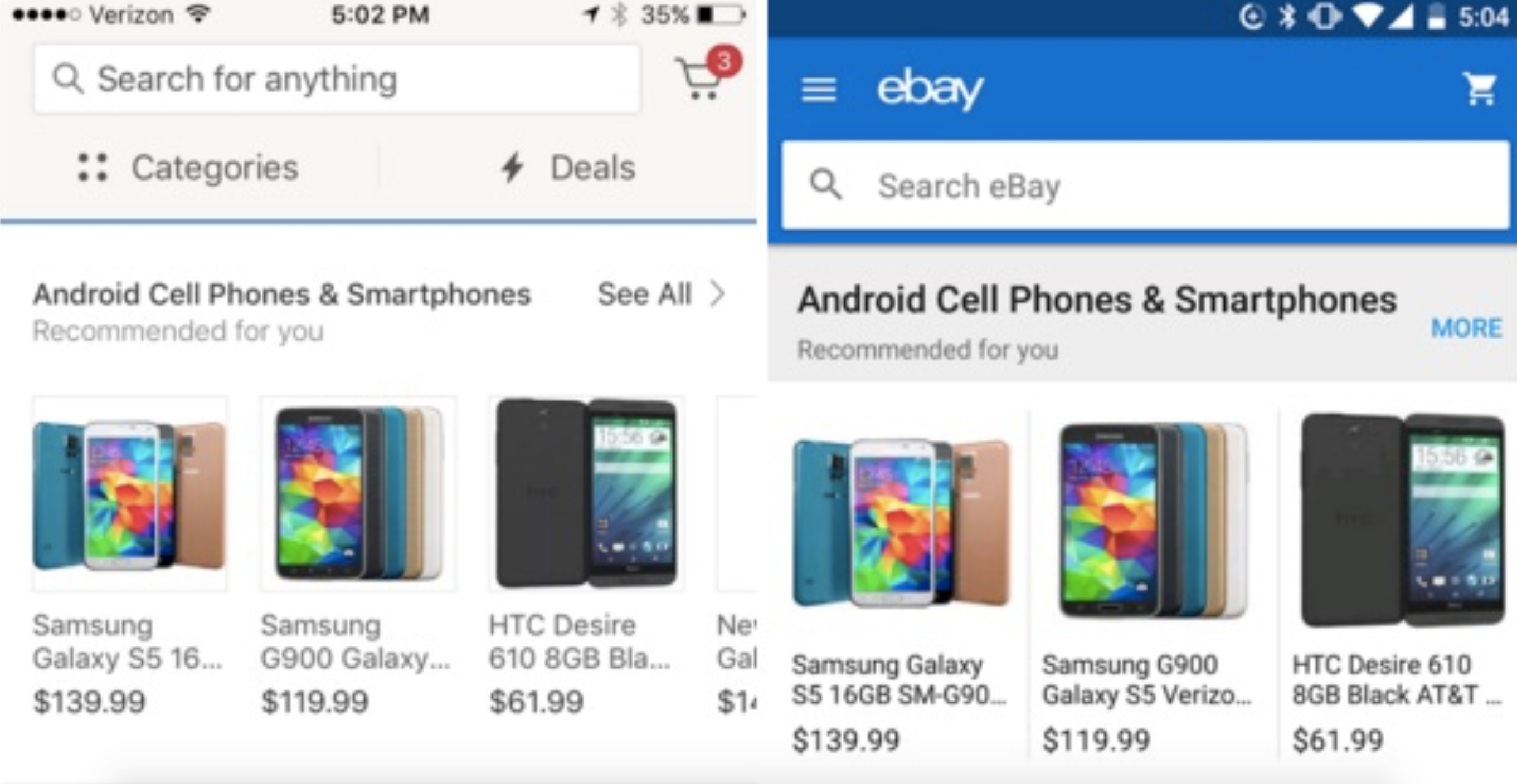 eBay revamps Android app ahead of holiday shopping with improved ...