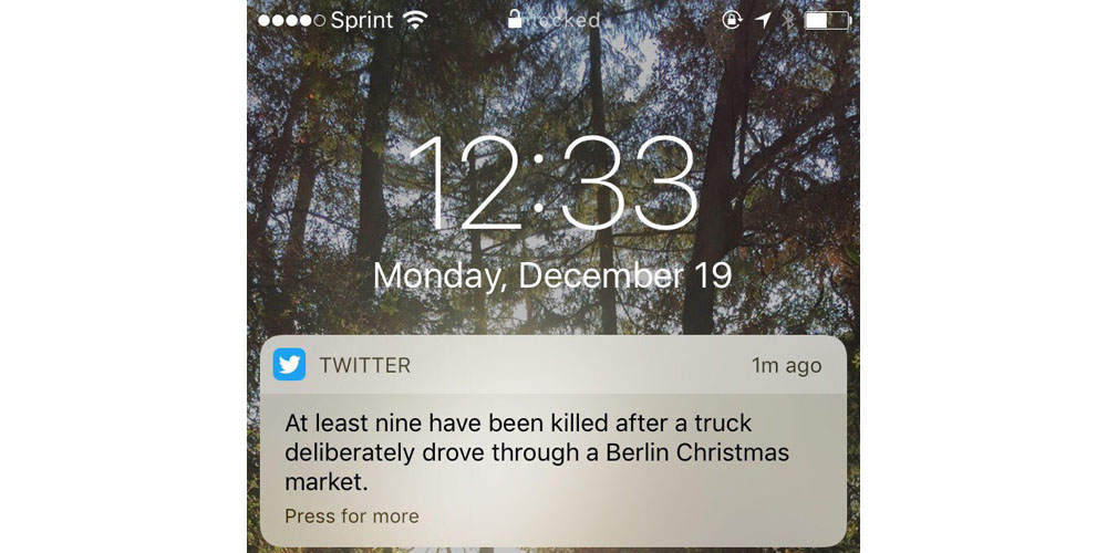Twitter testing breaking news alerts in official app with Berlin ...