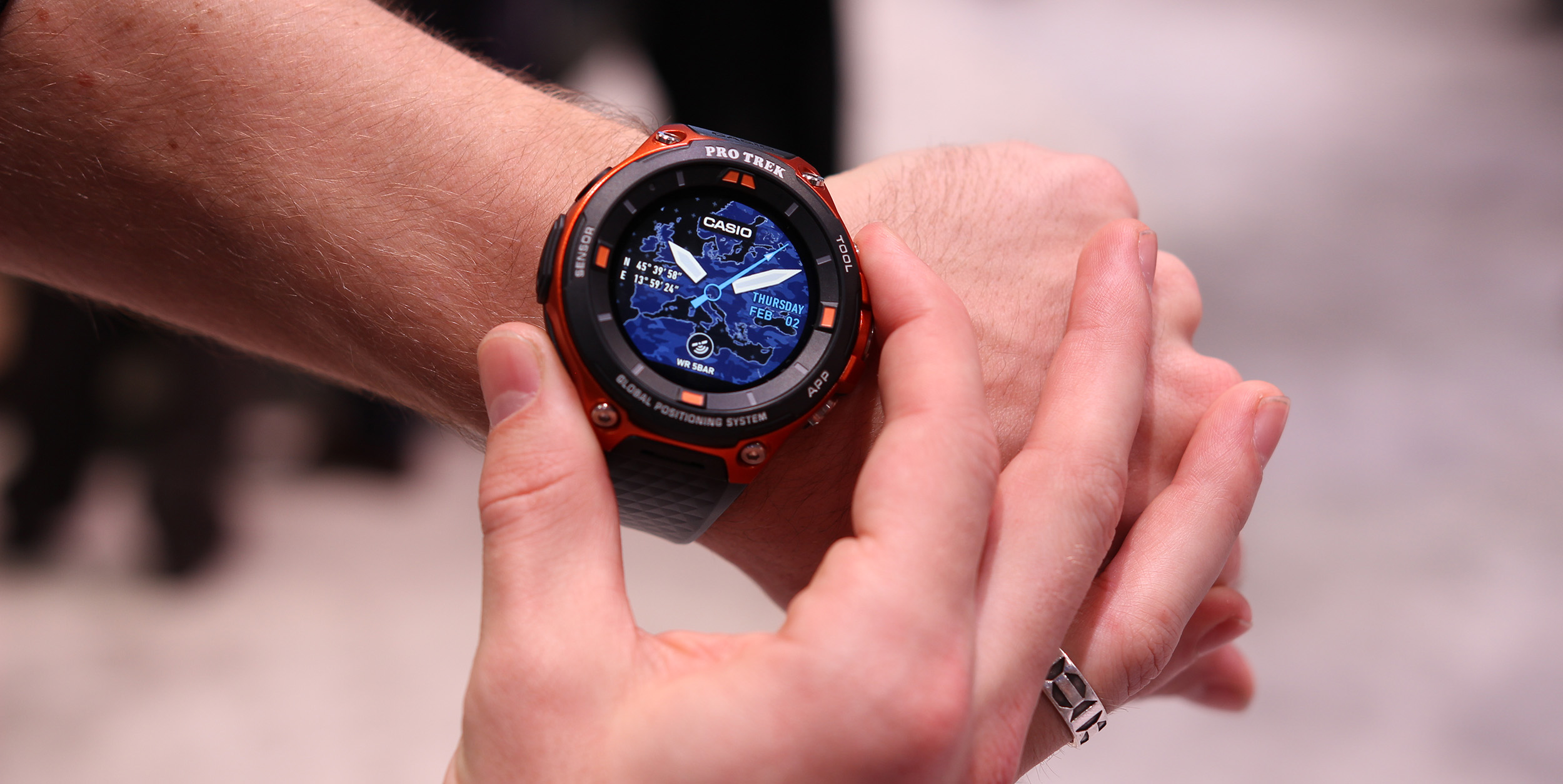 Hands on: Casio's latest rugged Android Wear smartwatch runs Android ...