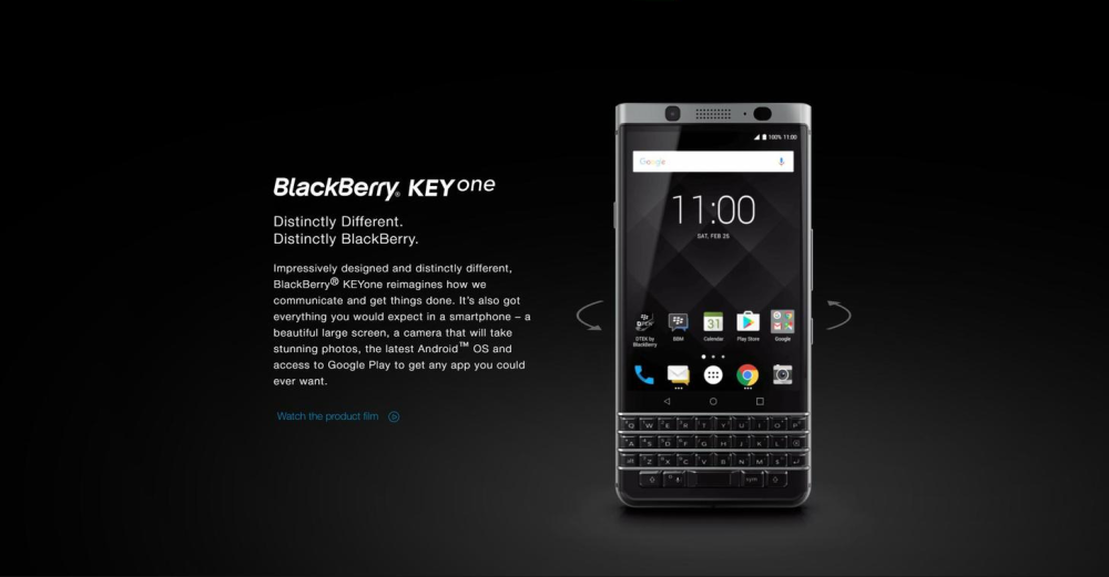 BlackBerry 'KeyOne' product page goes live early, reveals full specs ...