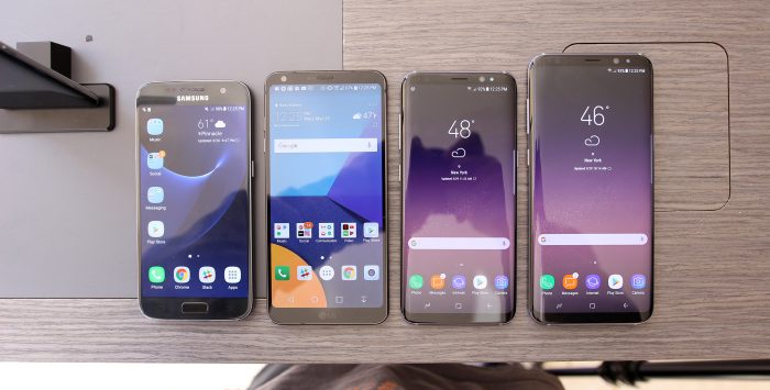 Here's how the Galaxy S8 and Galaxy S8+ compare in size to the Pixel XL ...