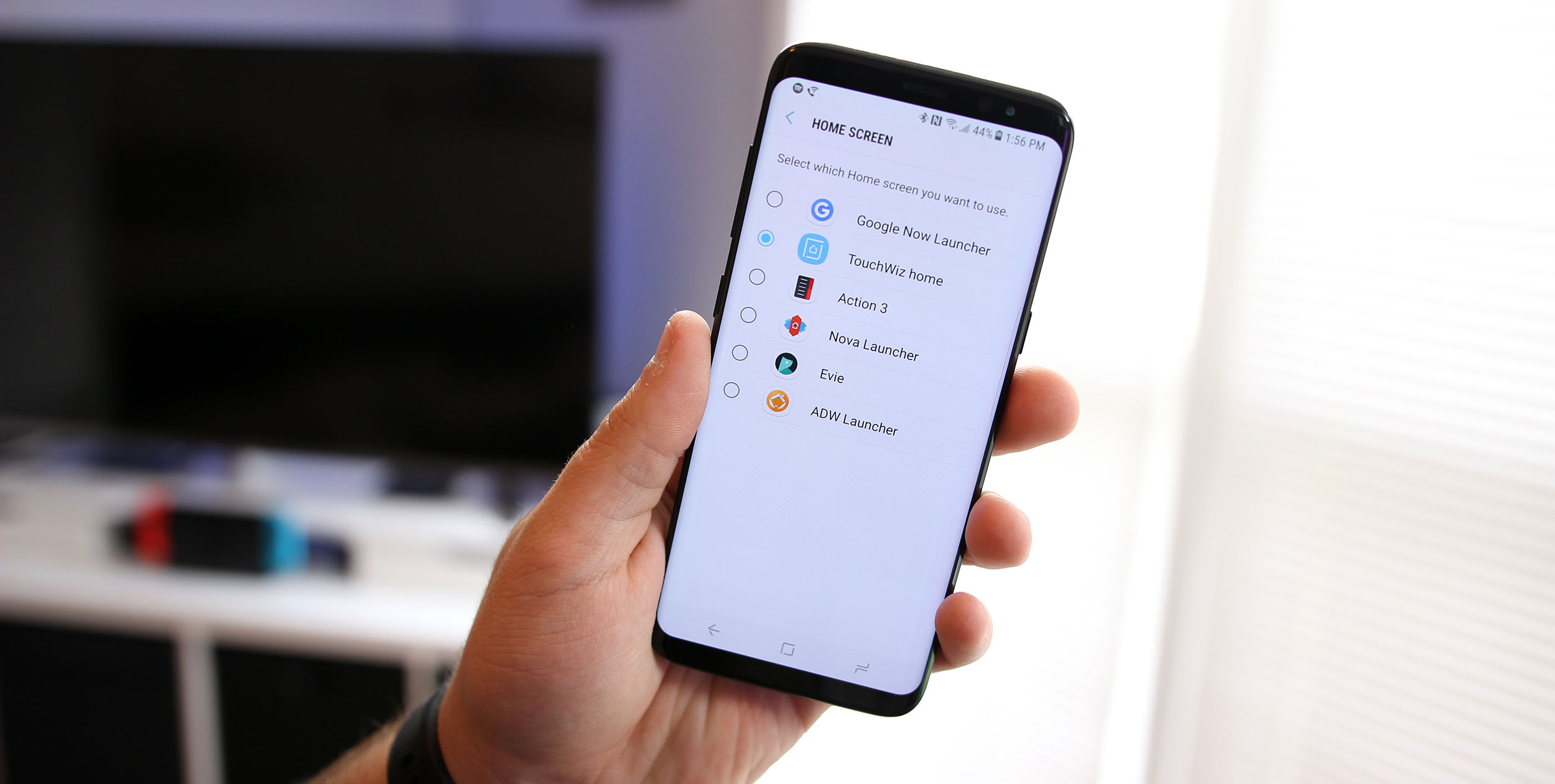 How to change your homescreen launcher on the Samsung Galaxy S8