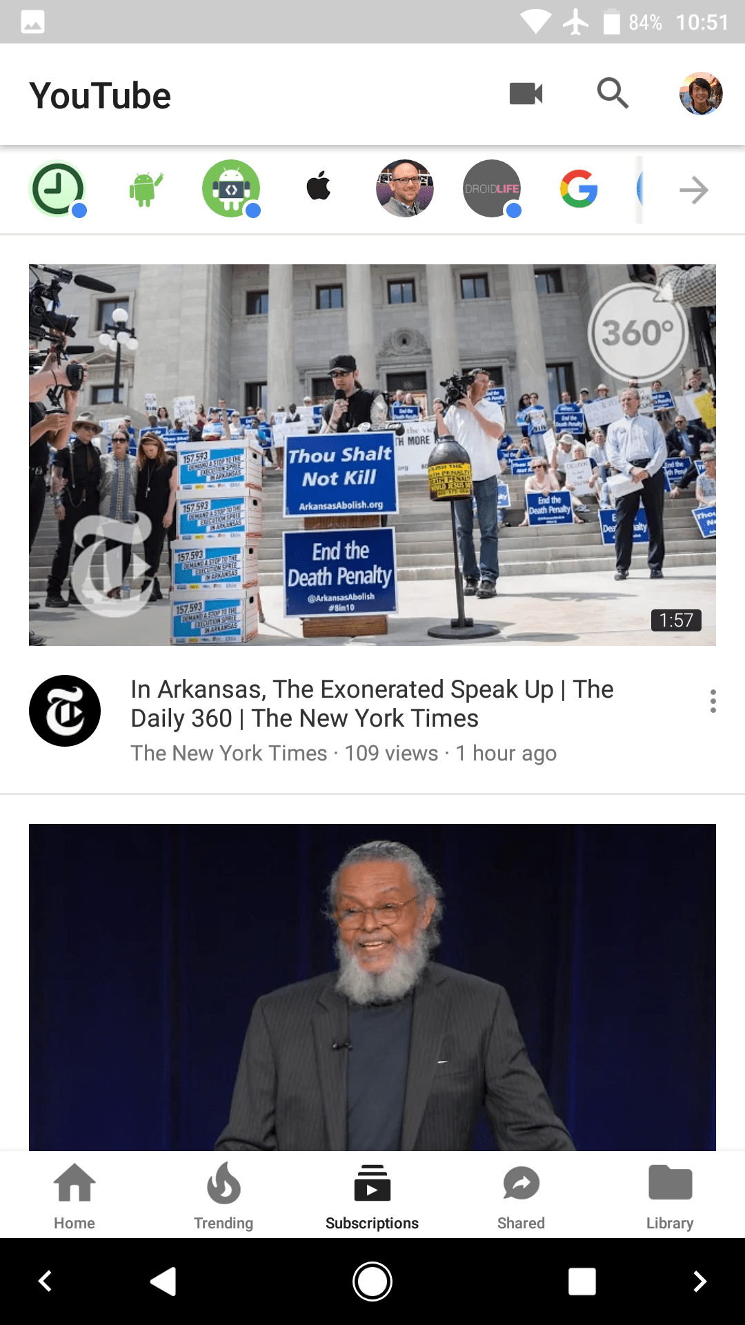 Hands-on with the latest bottom bar A/B test of YouTube for Android ...