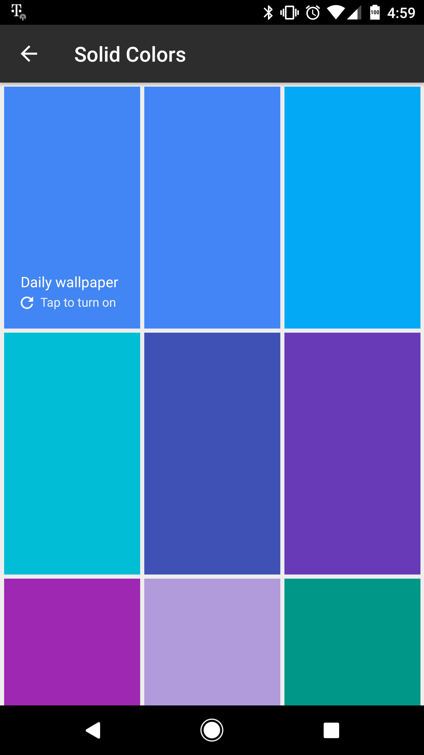 Google Wallpapers adds new 'Art' and 'Solid Colors' categories
