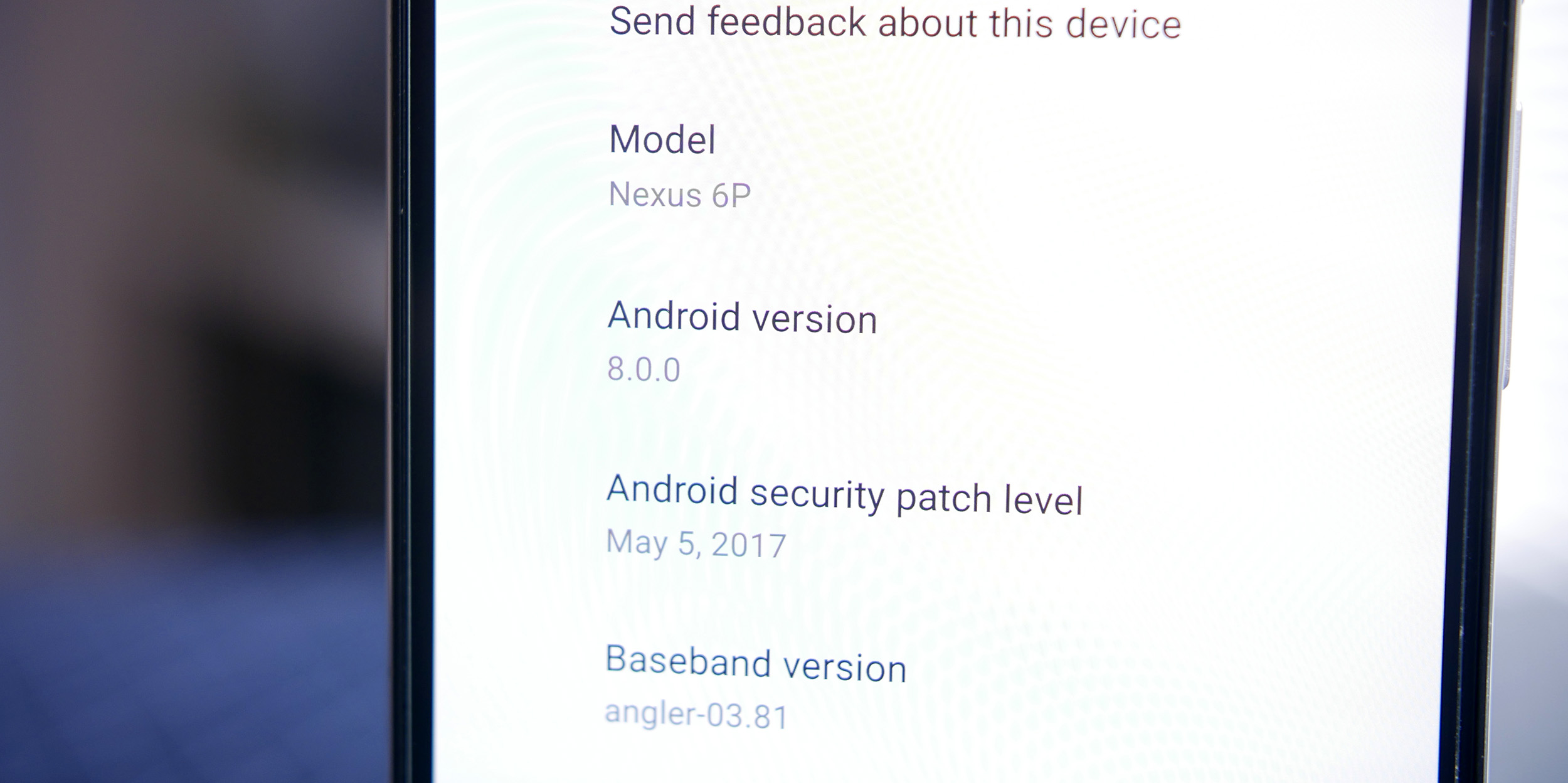 Android O will be version 8.0, confirmed by Android Developer Preview 3 ...